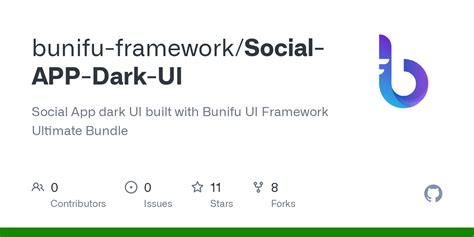 Github Bunifu Frameworksocial App Dark Ui Social App Dark Ui Built