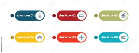Vetor De Outline Icons From Electronic Stuff Fill Concept Thin Line Icons Set Included