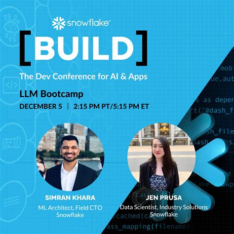 Jennifer Prusa On Linkedin Llm Snowflake Llama2 Bootcamp Ai Ml Machinelearning Datascience