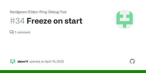 Freeze On Start Issue 34 Nordgaren Elden Ring Debug Tool GitHub