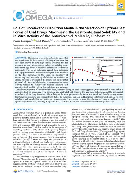 Pdf Role Of Biorelevant Dissolution Media In The Selection Of Optimal