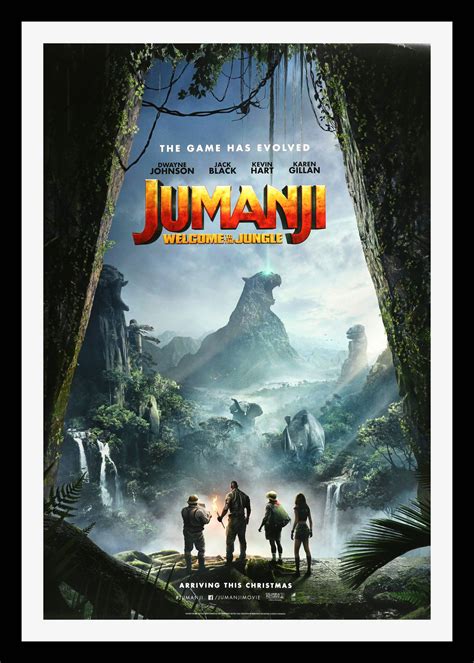 Jumanji Welcome To The Jungle Original Movie Poster Famous Movie Posters