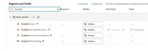 Create Position How To Hide Budgeting Information On The Redwood Page — Cloud Customer Connect