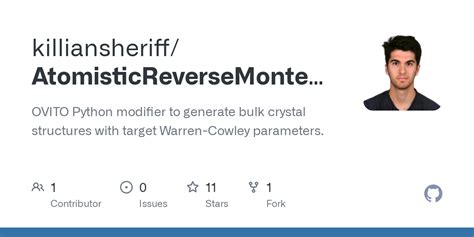 Github Killiansheriffatomisticreversemontecarlo Ovito Python Modifier To Generate Bulk