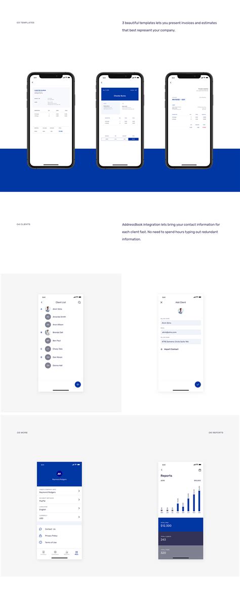 Invoice App On Behance