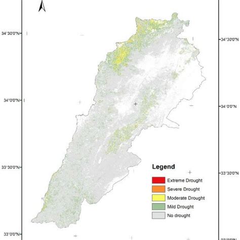 Classification Of The Vci Tci And Vhi Values In Term Of Drought Download Table