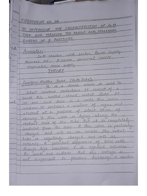 Modern Physics Lab Practical 6th Term Pdf