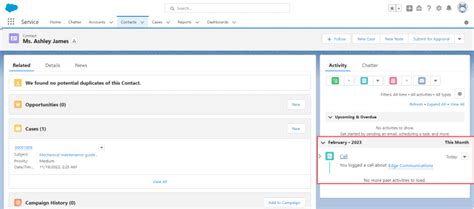 Log A Call Salesforce