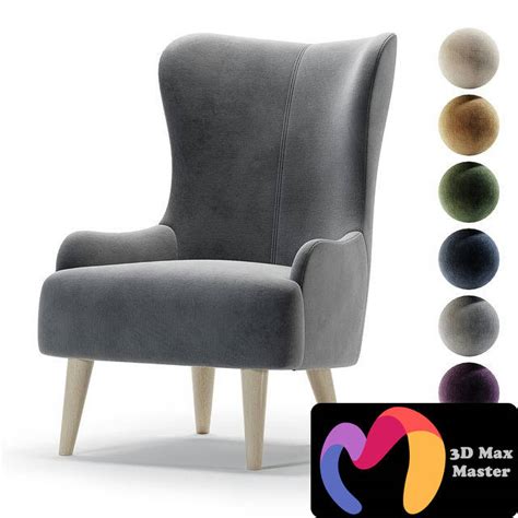 Armchair Douglas 3d Max 3dmaxter