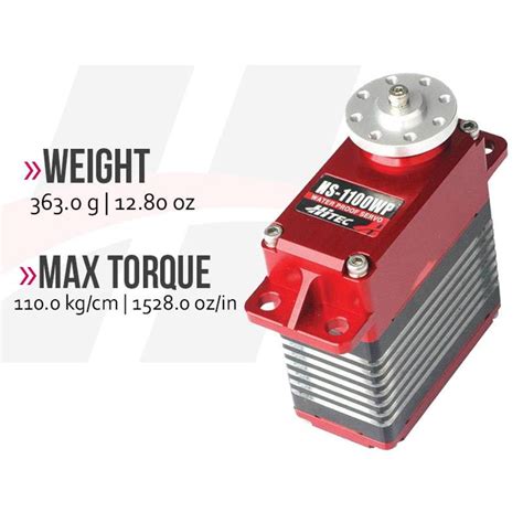 Buy Hitec Hs 1100wp 110 Kg Cm Ultra Heavy Duty Giant Waterproof Servo
