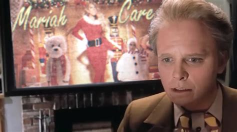 Mariah Careys Christmas Special Plays On Television Screens In Movie Scenes In A Holiday