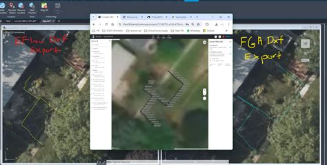Inconsistent Alignment With Base Map Dxf Compare To Fieldgenius Android