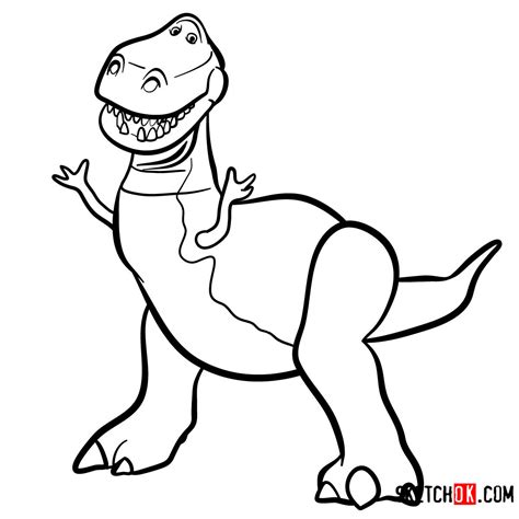 Toy Story Rex Drawing
