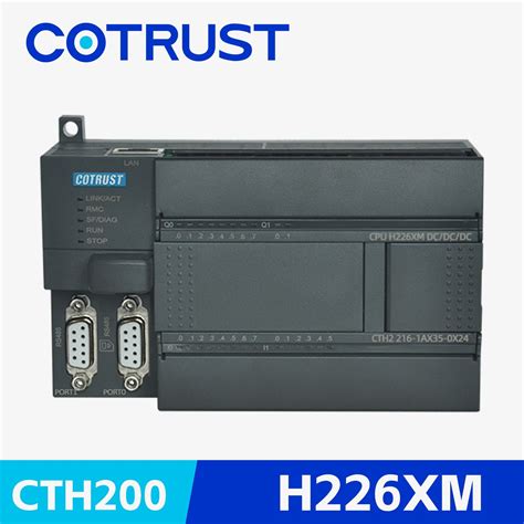 Cotrust Cth200 Plc H226xm 14di10do Transistor Output Ethernet Port Cpu