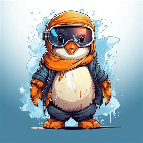 Premium Ai Image Cute Penguins