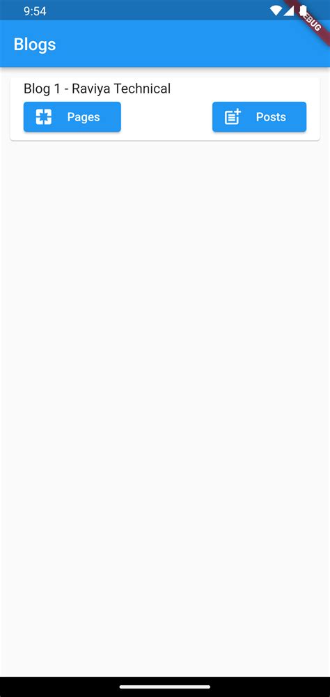 Blogging App Using The Blogger Api Using Flutter By Raviya Technical