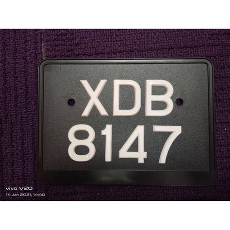 Standard Jpj Nombor Plate Standard Jpj 100 Lulus Shopee Malaysia