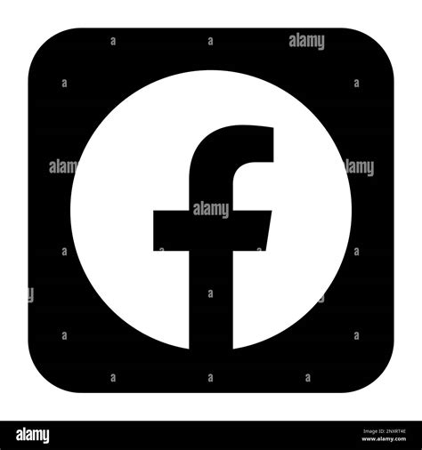 Round Black Facebook Icon