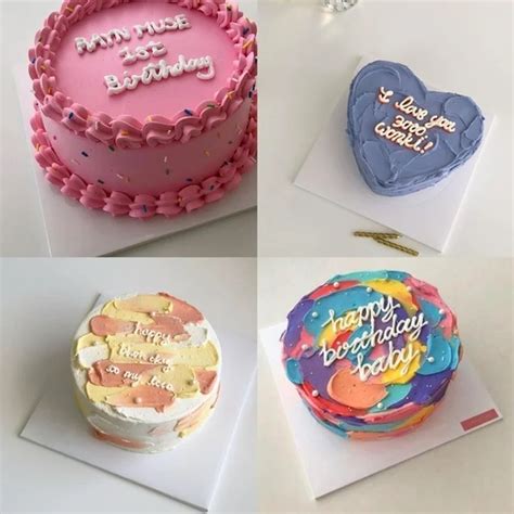 เซฟไว้เป็นเรฟ 50 ไอเดีย แต่งหน้าเค้ก สไตล์เกาหลีสำหรับมอบเป็น ของขวัญวันเกิด 🎂