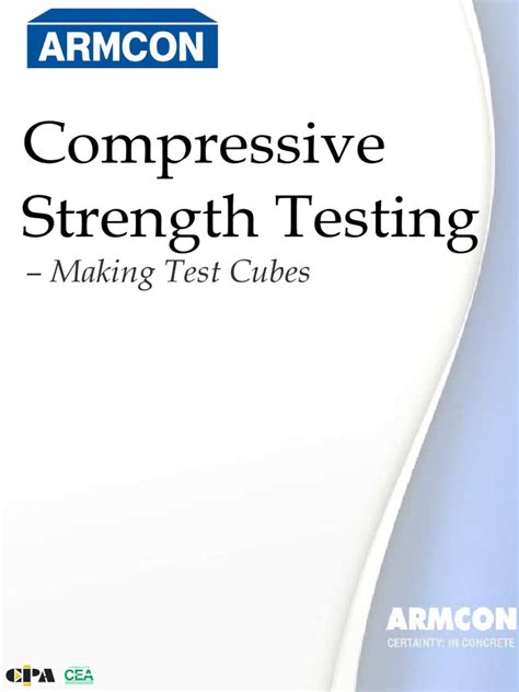 Compressive Strength Testing Mod Pdf Concrete Polystyrene