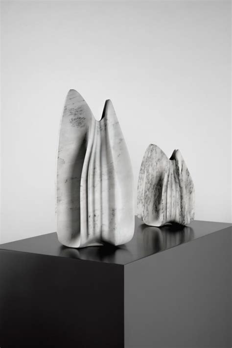 Robot Made Ripple Tables And Vases Textures Created Using Algorithms