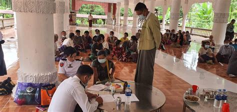 ကမမောင်းမြို့၌ ဝါကော်ကျေး ကျေးရွာအုပ်စုတွင် ပန်းခင်းစီမံချက်” ဖြင့် အိမ်ထောင်စု ၁၆ စုအား နိုင