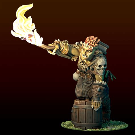 Tribal Orc Adventuring Band 8 Minis Rheroforgeminis
