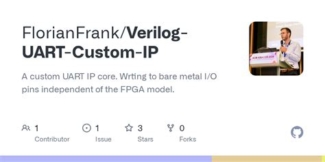 Github Florianfrank Verilog Uart Custom Ip A Custom Uart Ip Core Wrting To Bare Metal I O