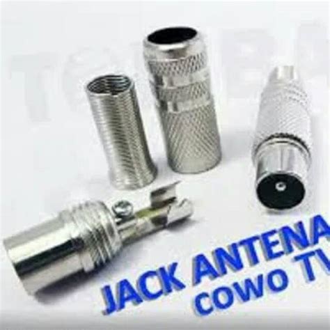 Jual Jek Konektor Tv Besi Silver Cowok Shopee Indonesia