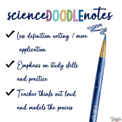 Science Doodle Notes Science Notes Dont Have To Be Boring Captivate Science