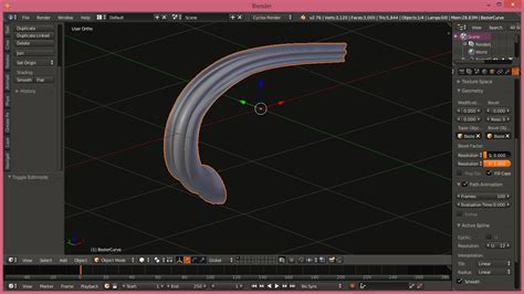 Transforms Why Does A Bezier Curve Twist When Rotated Blender Stack Exchange