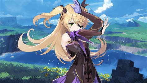 Fischl Genshin Impact K Wallpaper