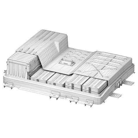 Nissan Leaf Battery Cell Lithium Ion Battery 3d Model By Artpolka