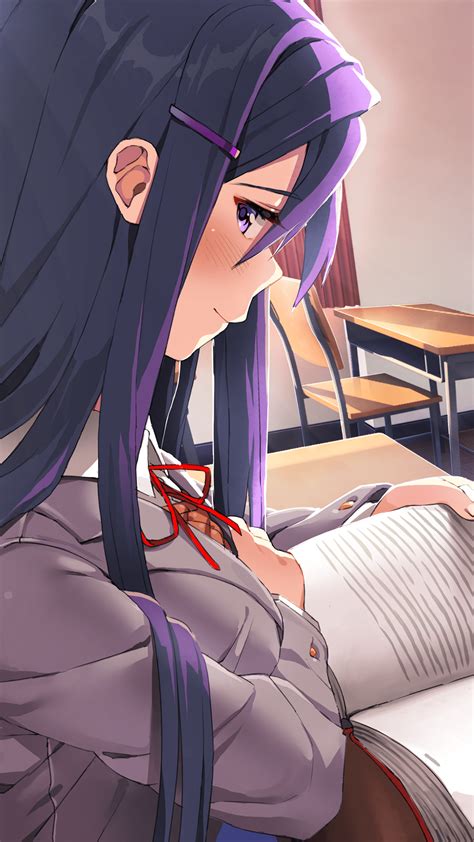 Yuri Ddlc Wallpapers Top Free Yuri Ddlc Backgrounds Wallpaperaccess