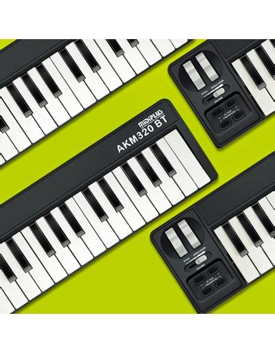 MIDIPLUS AKM320 BT32 Keys Mini Size Bluetooth MIDI Keyboard Controller Black
