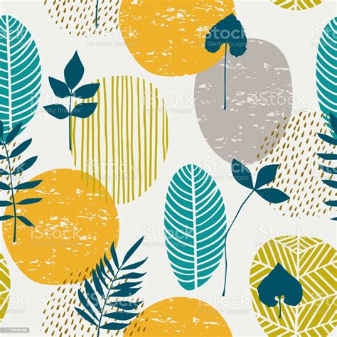 추상가을 원활 한 패턴으로 단풍 다양한 표면에 대한 벡터 배경입니다 가을에 대한 스톡 벡터 아트 및 기타 이미지 가을 계절 고무도장 Istock