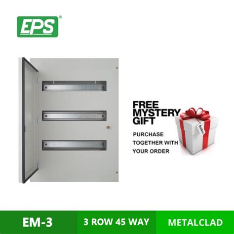 Eps Em 3 3row 45way Metal Clad Enclose Db Box Free T Lazada