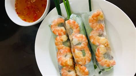 Vietnamese Fresh Spring Rolls Goi Cuon Vietnam Travel Documents