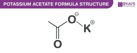 Potassium Acetate Formula Chemical Formula Structural Composition And Properties