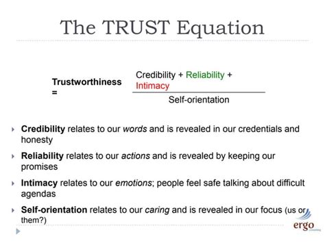 The Trust Equation Pptx