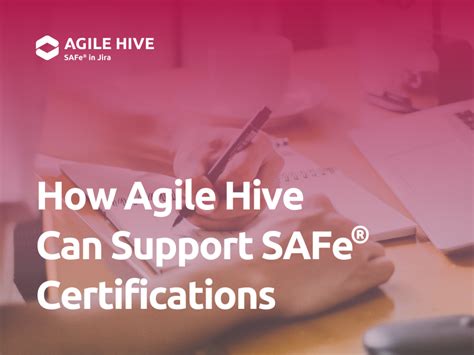 How Agile Hive Can Support SAFe Certifications SAFe In Jira