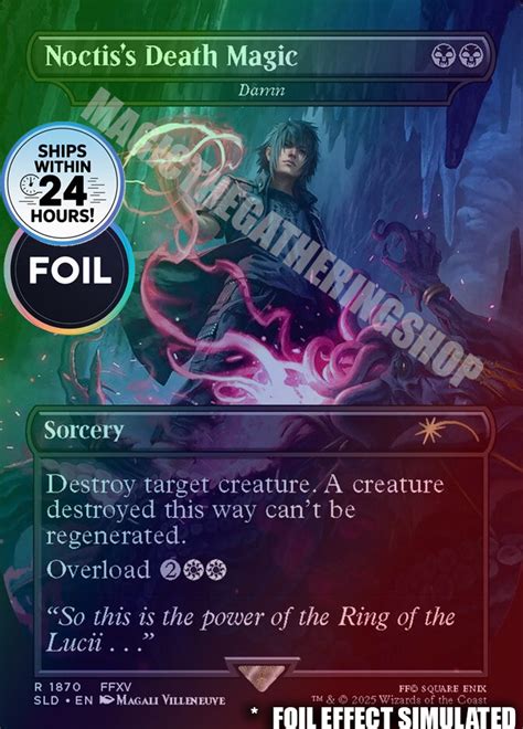 Noctiss Death Magic Damn Foil Sld 1870· Rare Gigachadgaming