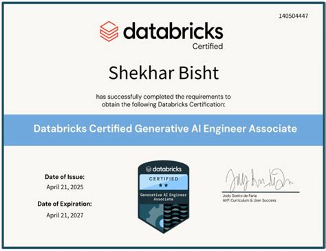 Databricks Generative Ai Engineer Shekhar Bisht 10 Comments