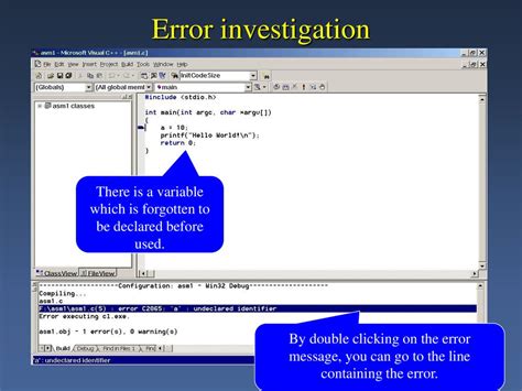 Our Environment We Will Exercise On Microsoft Visual C V6 Ppt Download
