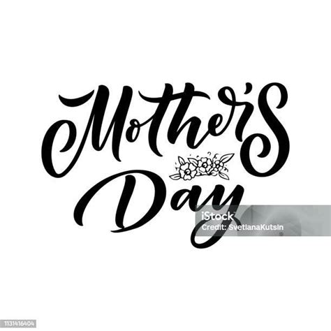 어머니의 날 기프트 카드에 대 한 문자입니다 빈티지 타이포 그래피 어떤 목적을 위한 훌륭한 디자인 현대 서 예 배너 템플릿입니다 축 하 견적 필기 텍스트 엽서 벡터 일러스트