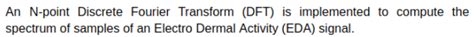 An N Point Discrete Fourier Transform Dft Is