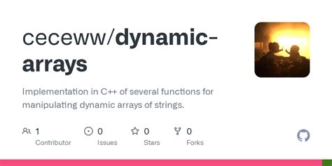 Github Ceceww Dynamic Arrays Implementation In C Of Several Functions For Manipulating