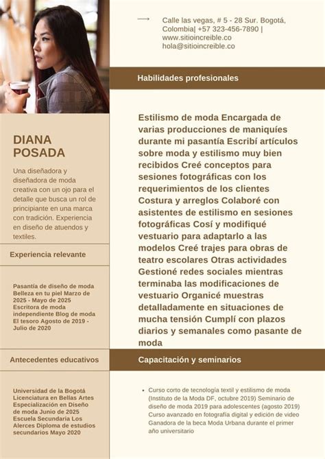 Plantillas De Hoja De Vida Profesional Gratis Canva