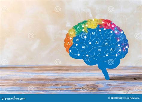 Blue Brain With Colorful Network Artificial Intelligence Cognitive