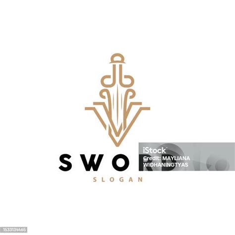 소드 로고 파이터 워 무기 벡터 프리미엄 레트로 빈티지 타이포그래피 디자인 강철에 대한 스톡 벡터 아트 및 기타 이미지 강철 검 고대의 Istock